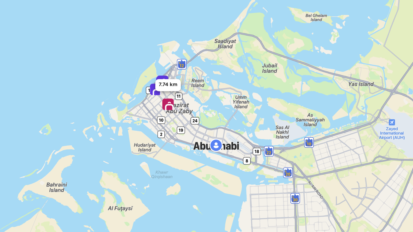 Cost of Luggage Storage at Abu Dhabi International Airport